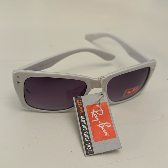 Ray-Ban | Accessories | Brand New Ray Ban All White Super Cute | Poshmark